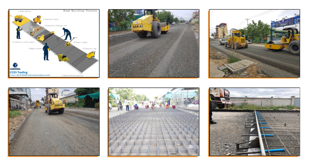 Key services cover the following major areas of Concrete Road Construction